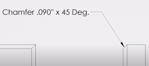 Chamfer Callout: A Detailed Overview - Punchlist Zero
